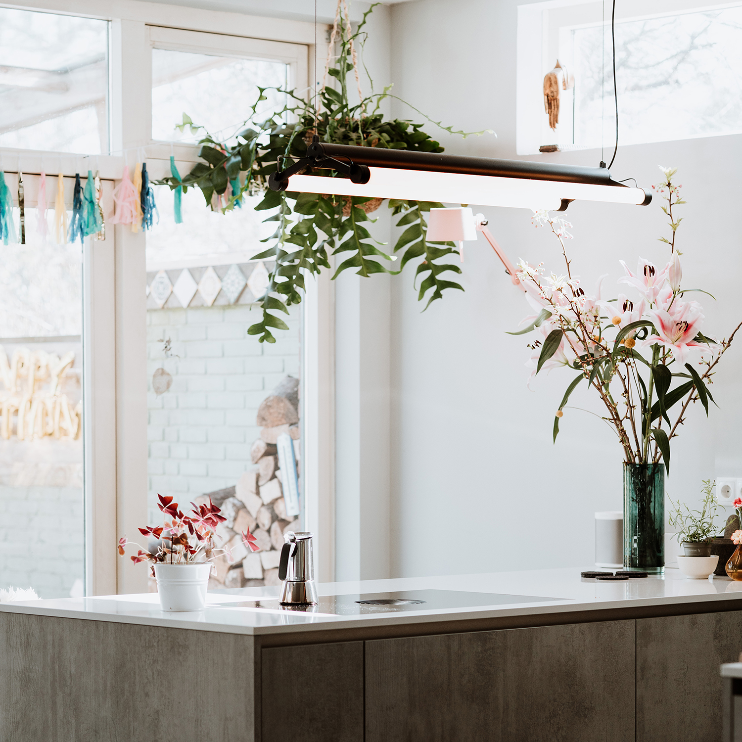 mr. tubes led double | smokey black | 2700 K | 4015